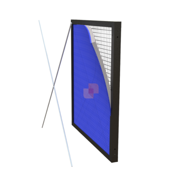 Flat Panel Air Filters with plastic frame, class G3